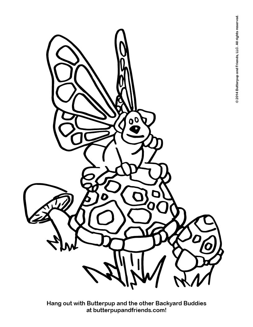 Free Coloring Pages from Butterpup